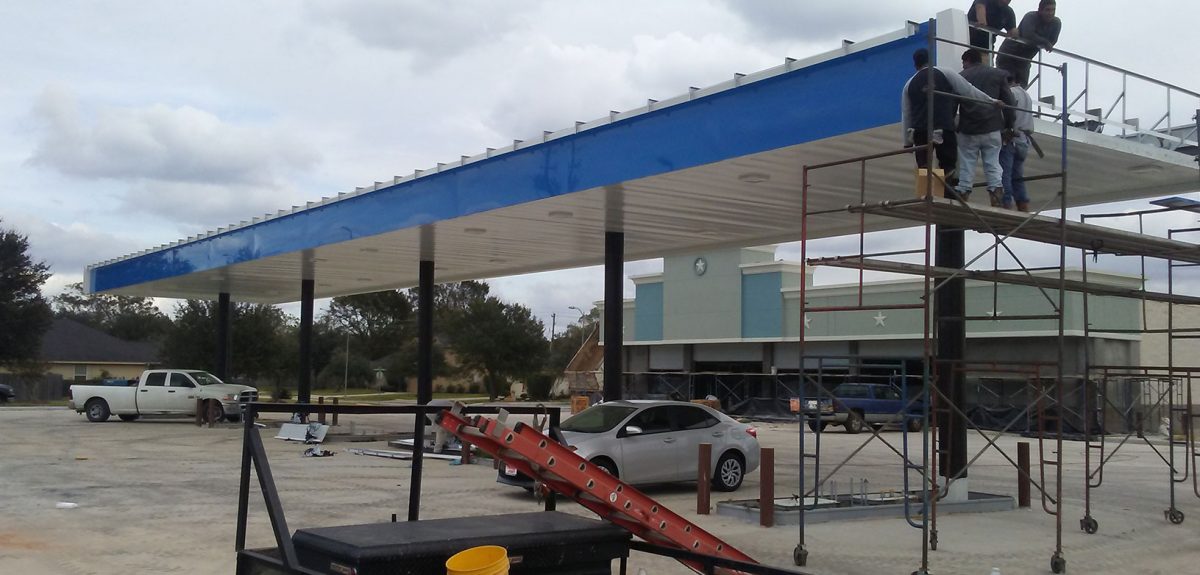 Construction / Fabrication – Fuel Canopy